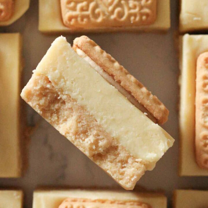 Custard Cream Traybake Slice (No-Bake)
