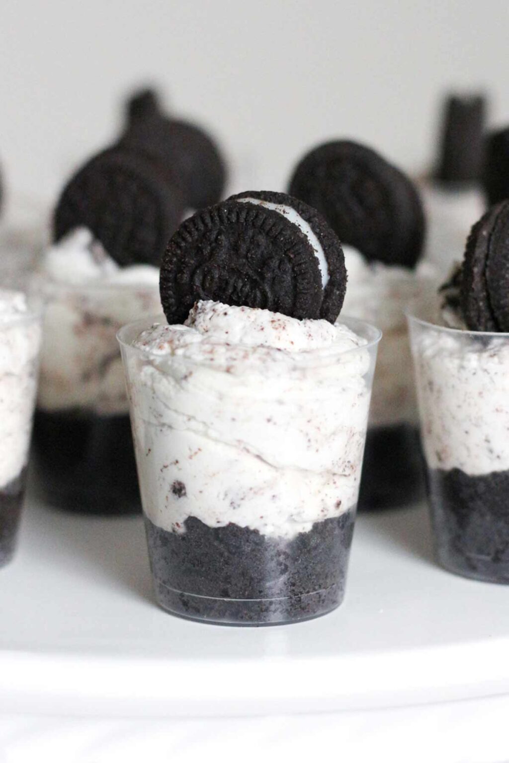 Mini Oreo Cheesecake Shots (No-Bake)