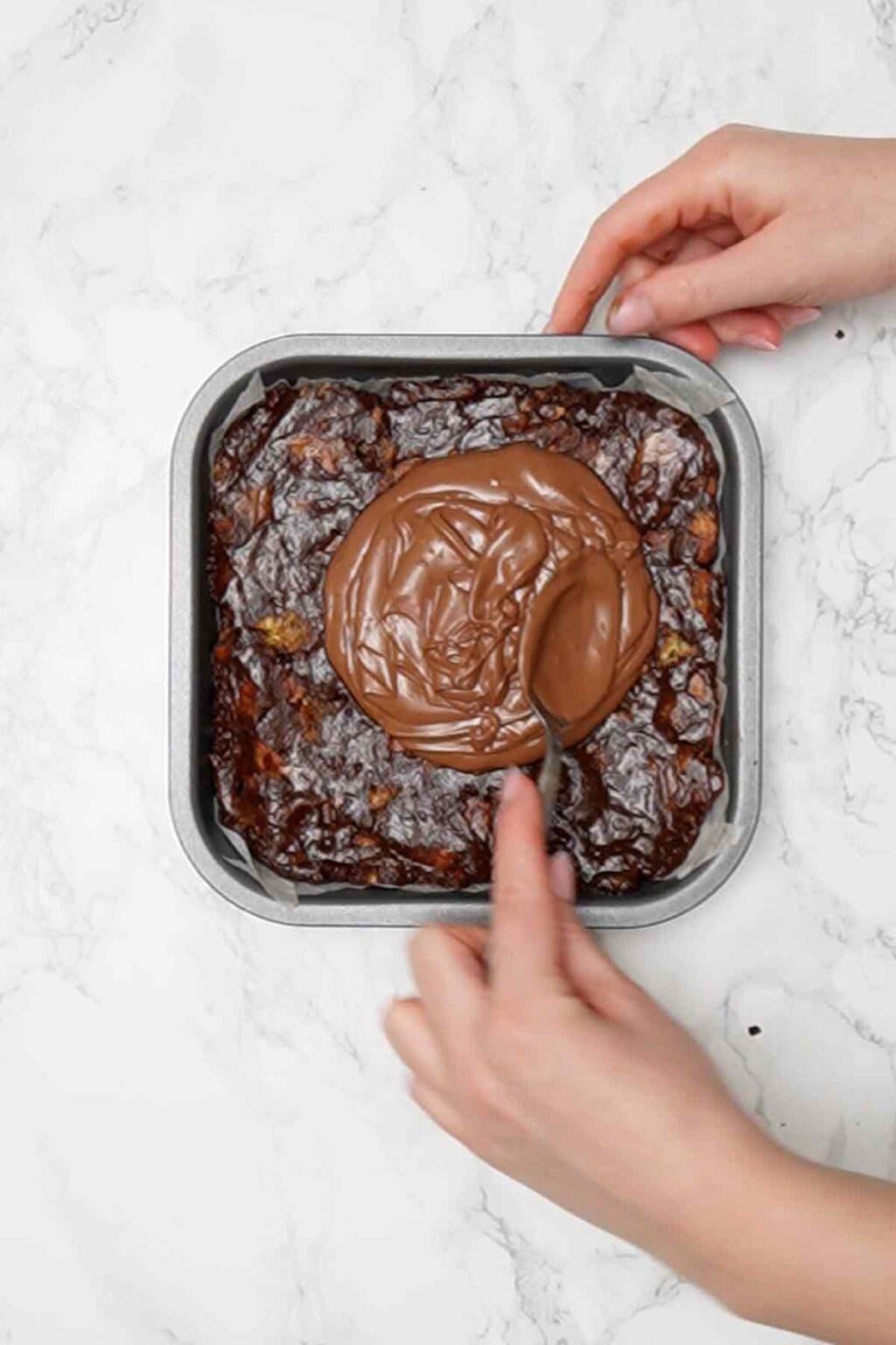 Easy Twix Tray Bake