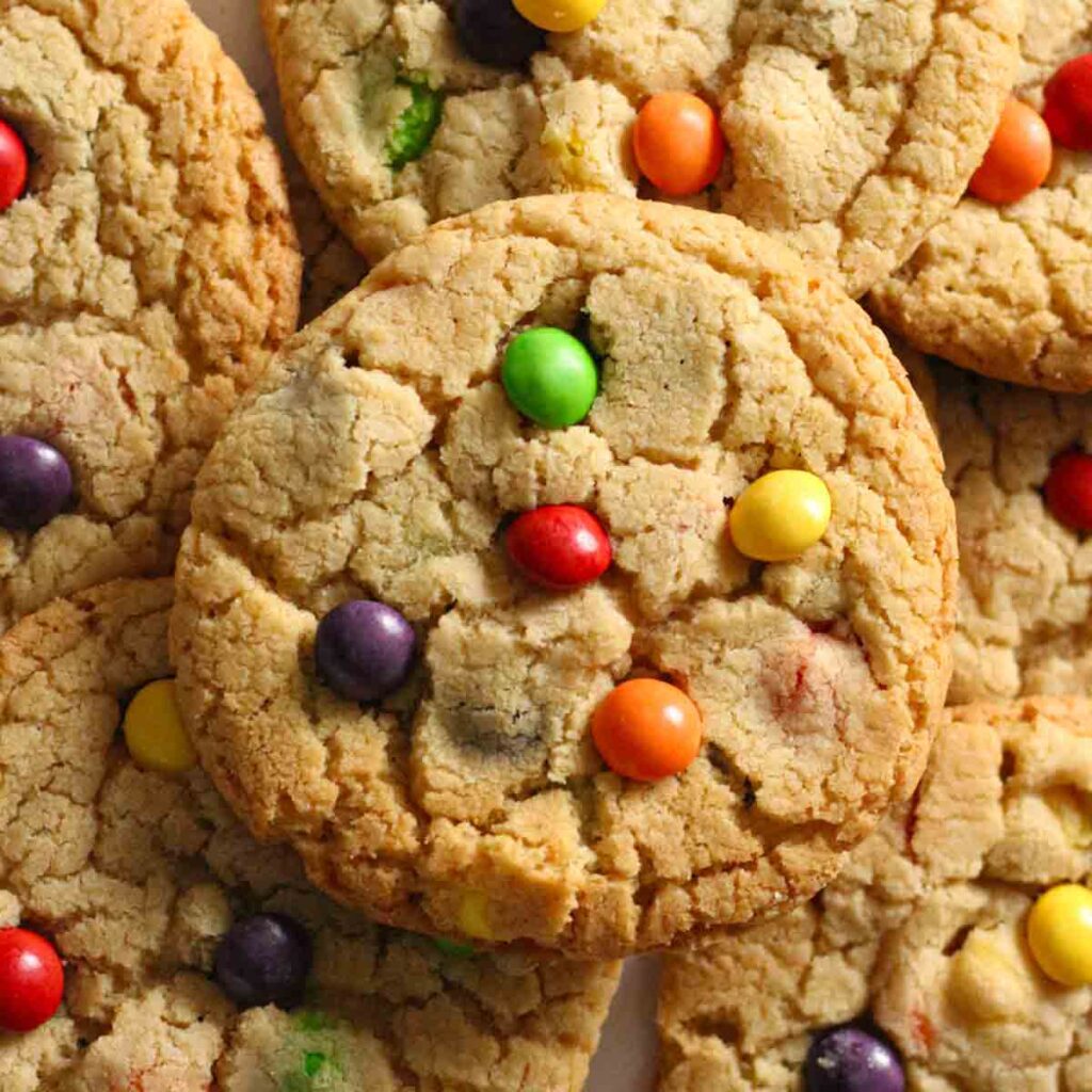 Easy Skittles Cookies