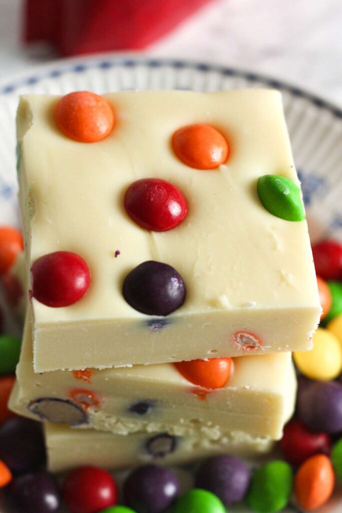 Easy Skittles Fudge