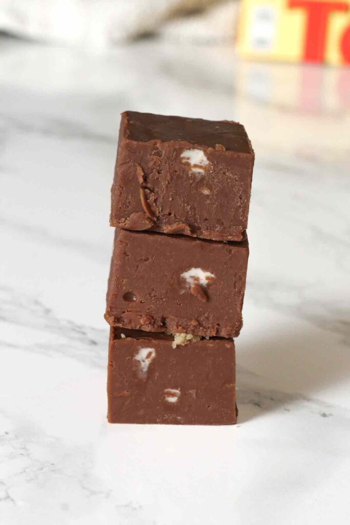 Toblerone Fudge With Condensed Milk (Only 3 Ingredients + Microwave Option)