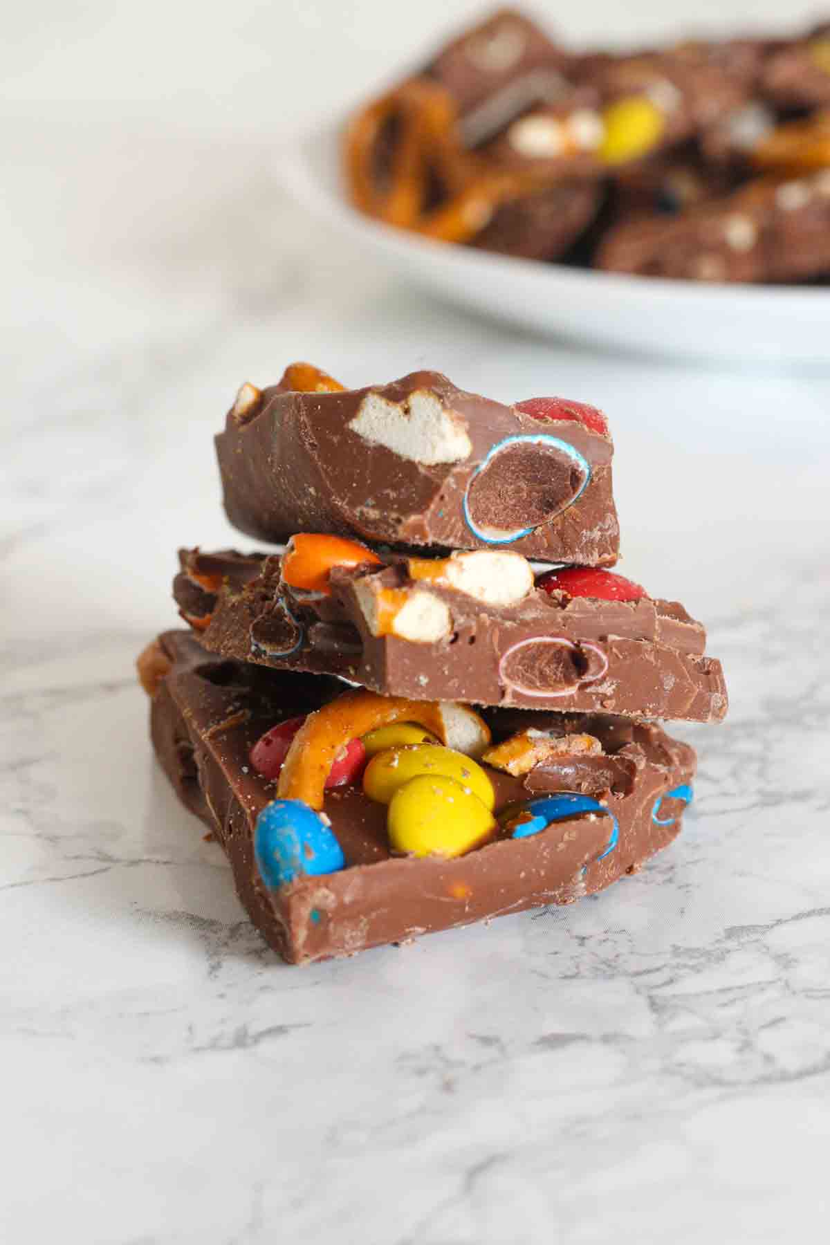 M&M Chocolate Bark
