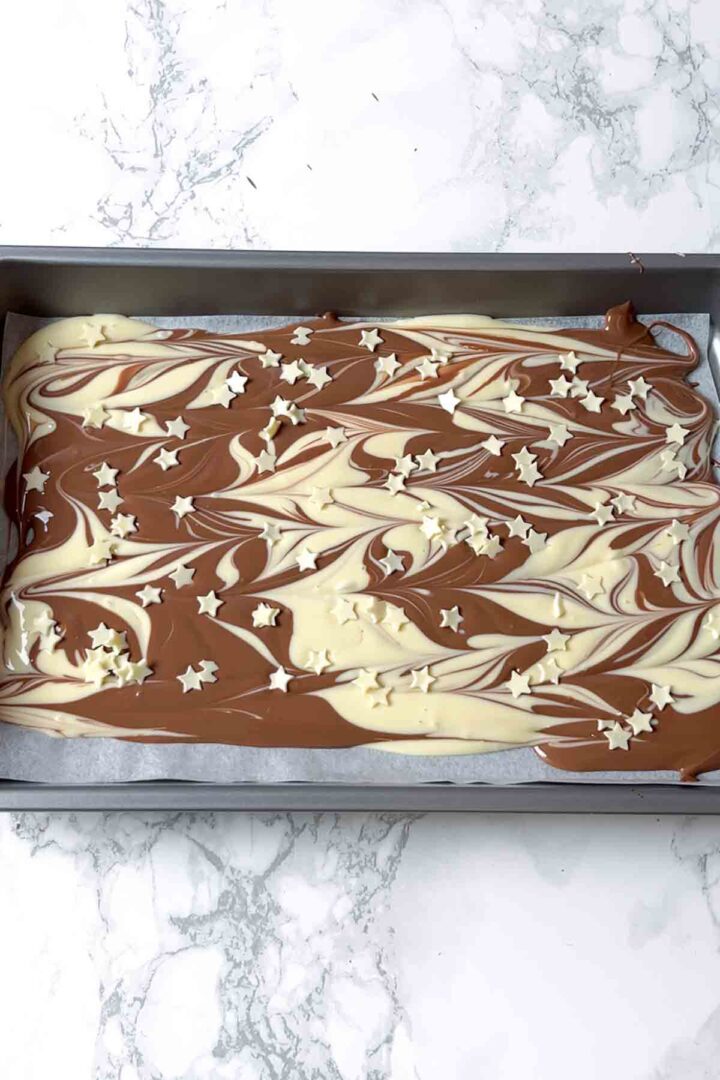 Marble Chocolate Bark