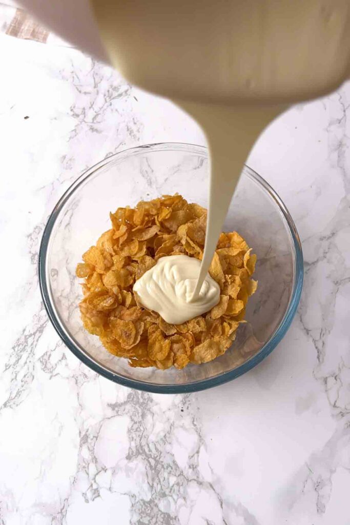 White Chocolate Cornflake Cakes