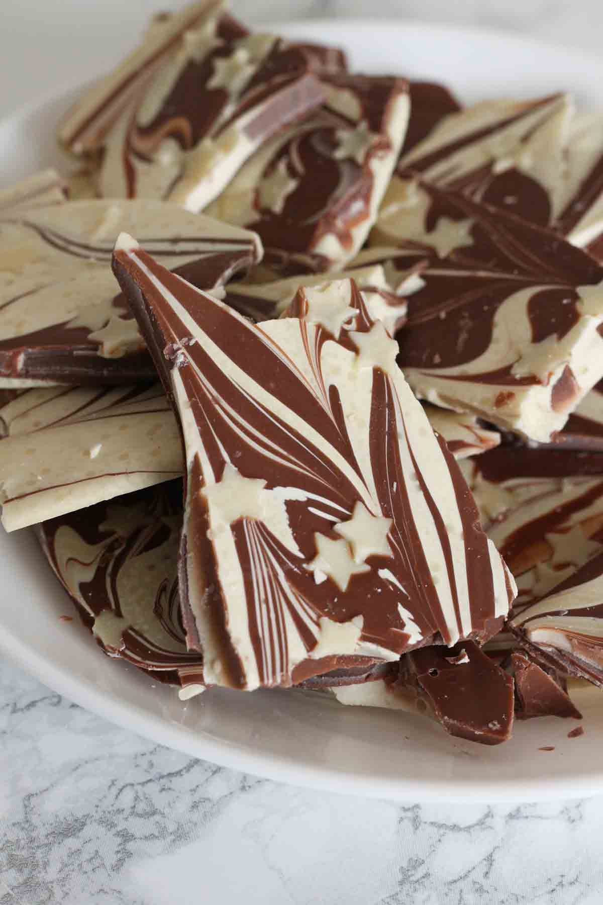 Marble Chocolate Bark