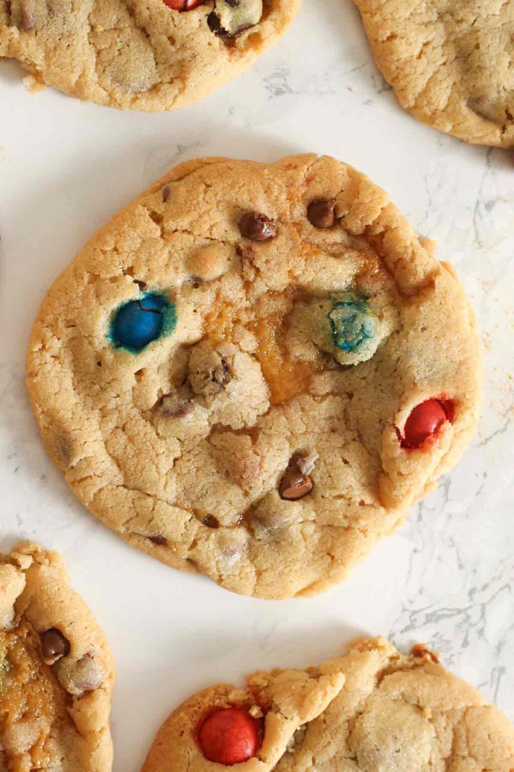 Salted Caramel M&M Cookies