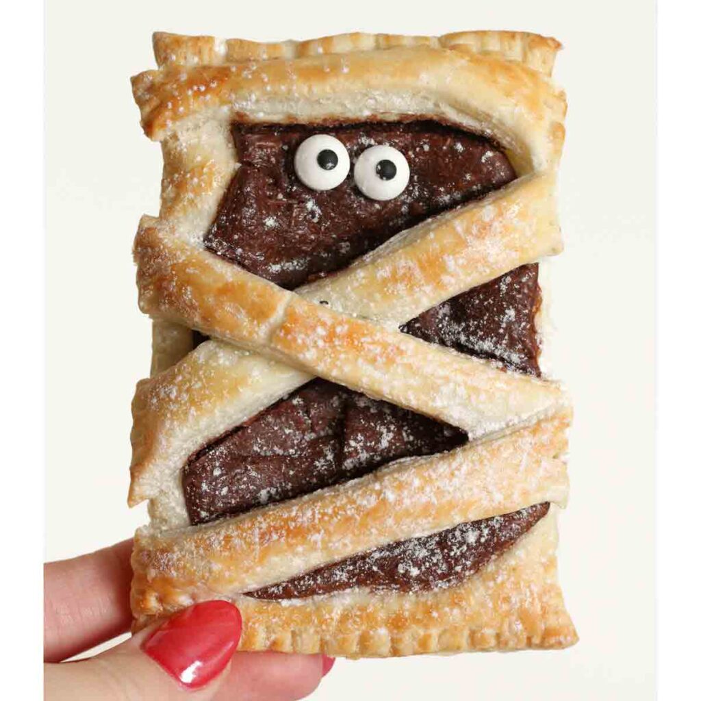 Nutella Mummy Puff Pastries