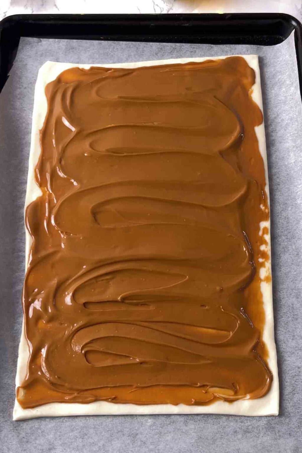 Biscoff Puff Pastry Christmas Tree