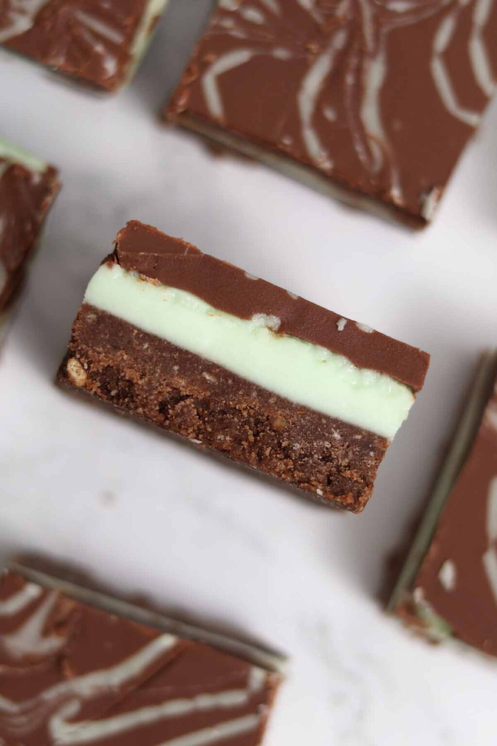Chocolate Mint Slice (No-Bake)