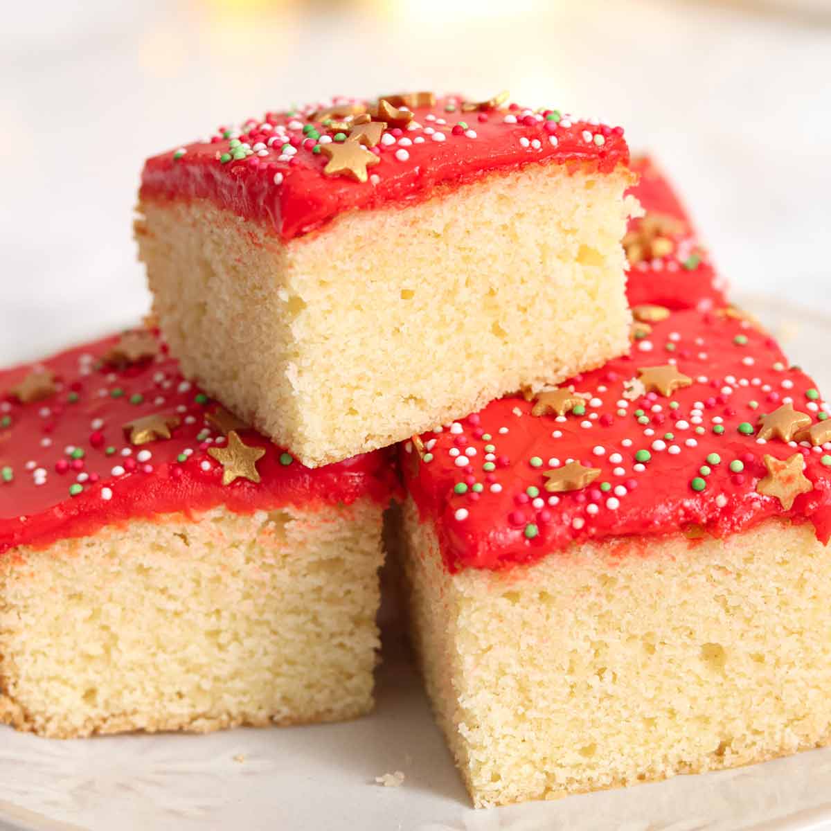 Christmas Traybake Cake