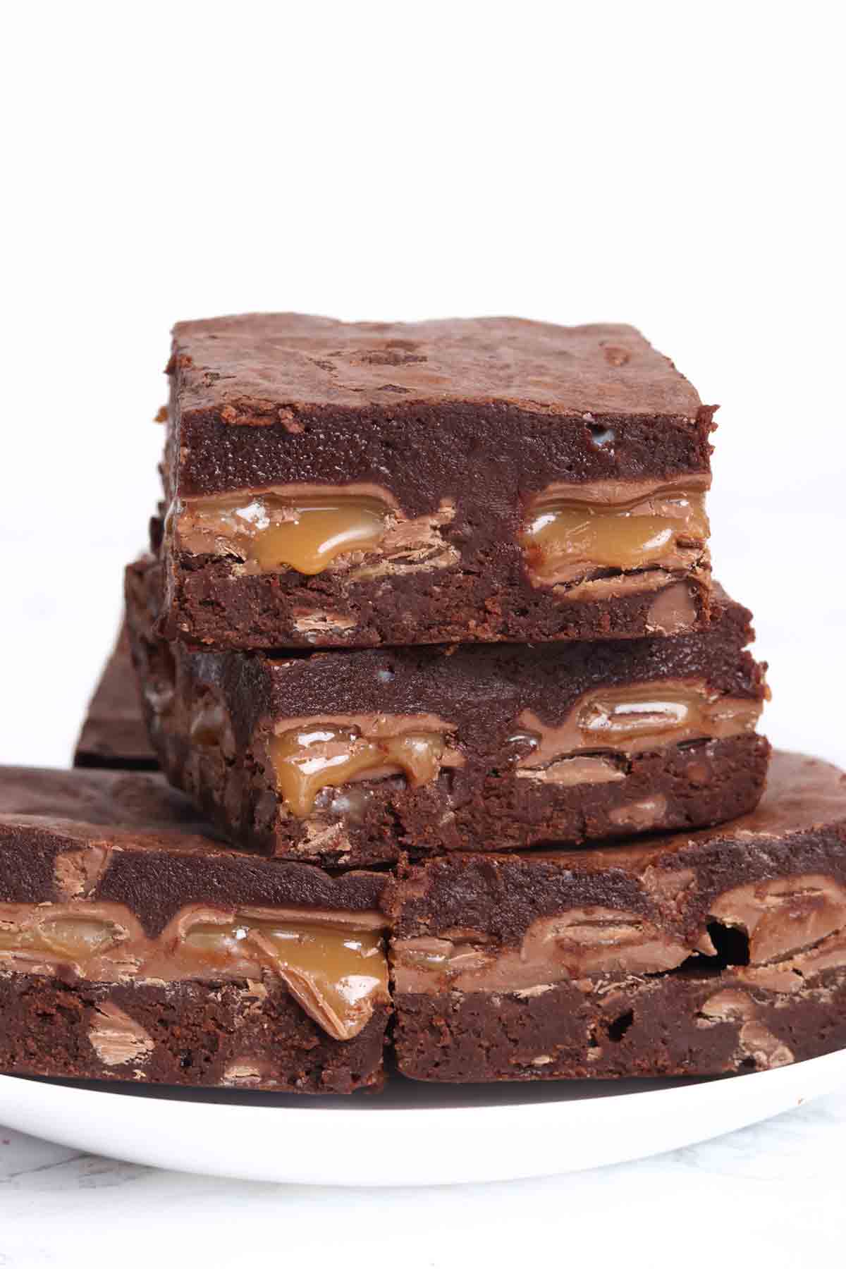 Galaxy Caramel Brownies