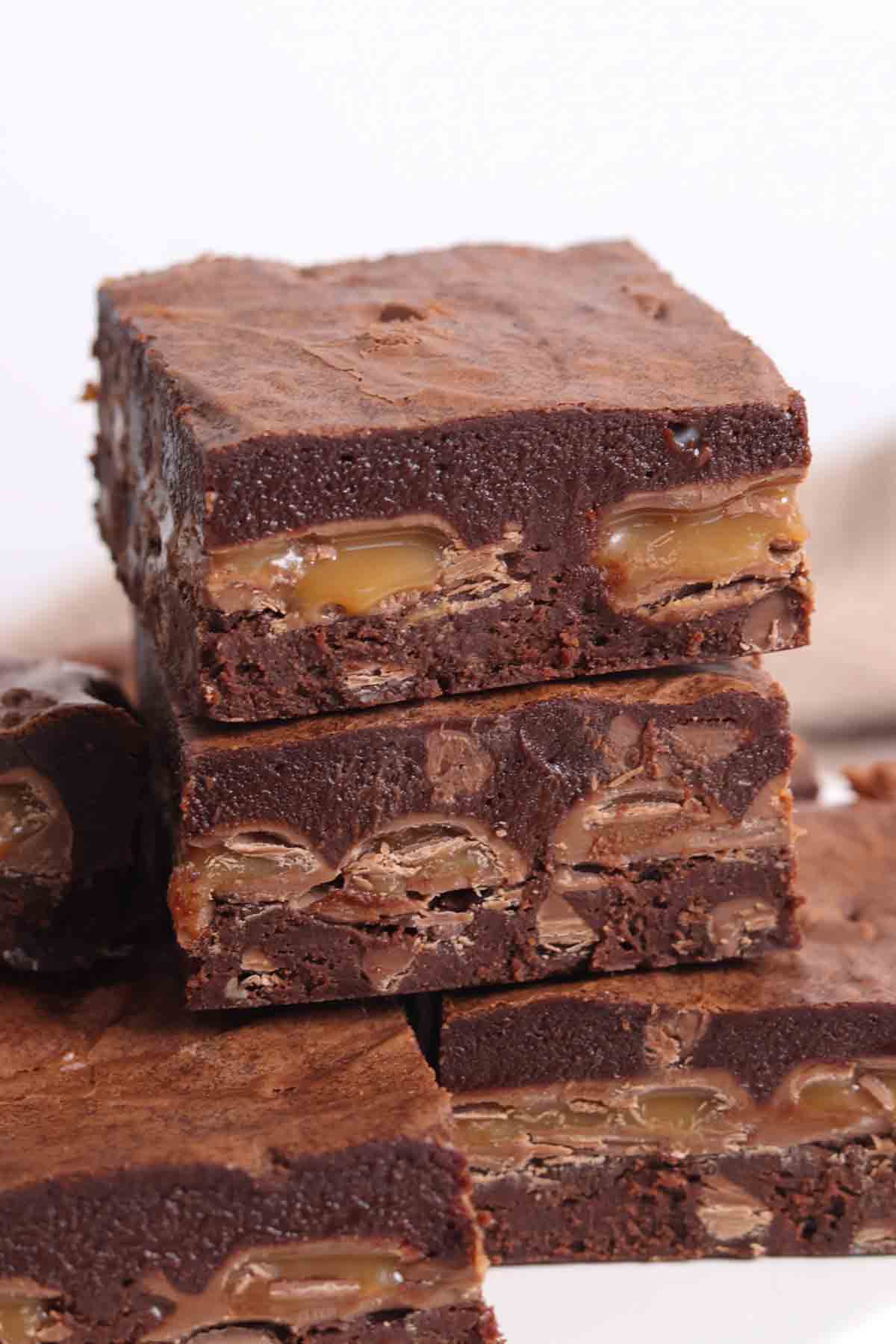 Galaxy Caramel Brownies